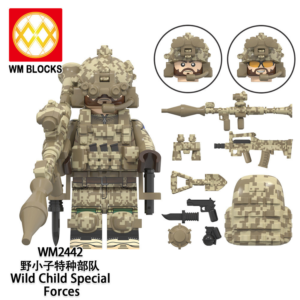Special Air Service Alpha Building Blocks ตัวเลข Navy Seals ของเล ่ น ...