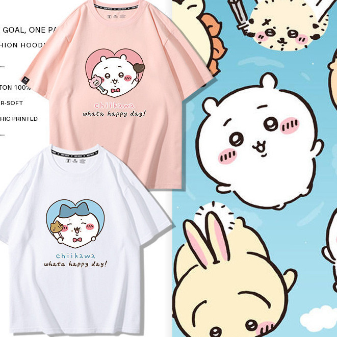 Chiikawa chiikawa chiikawa Usachi chiikawa chiikawa Pure Cotton Loose ...