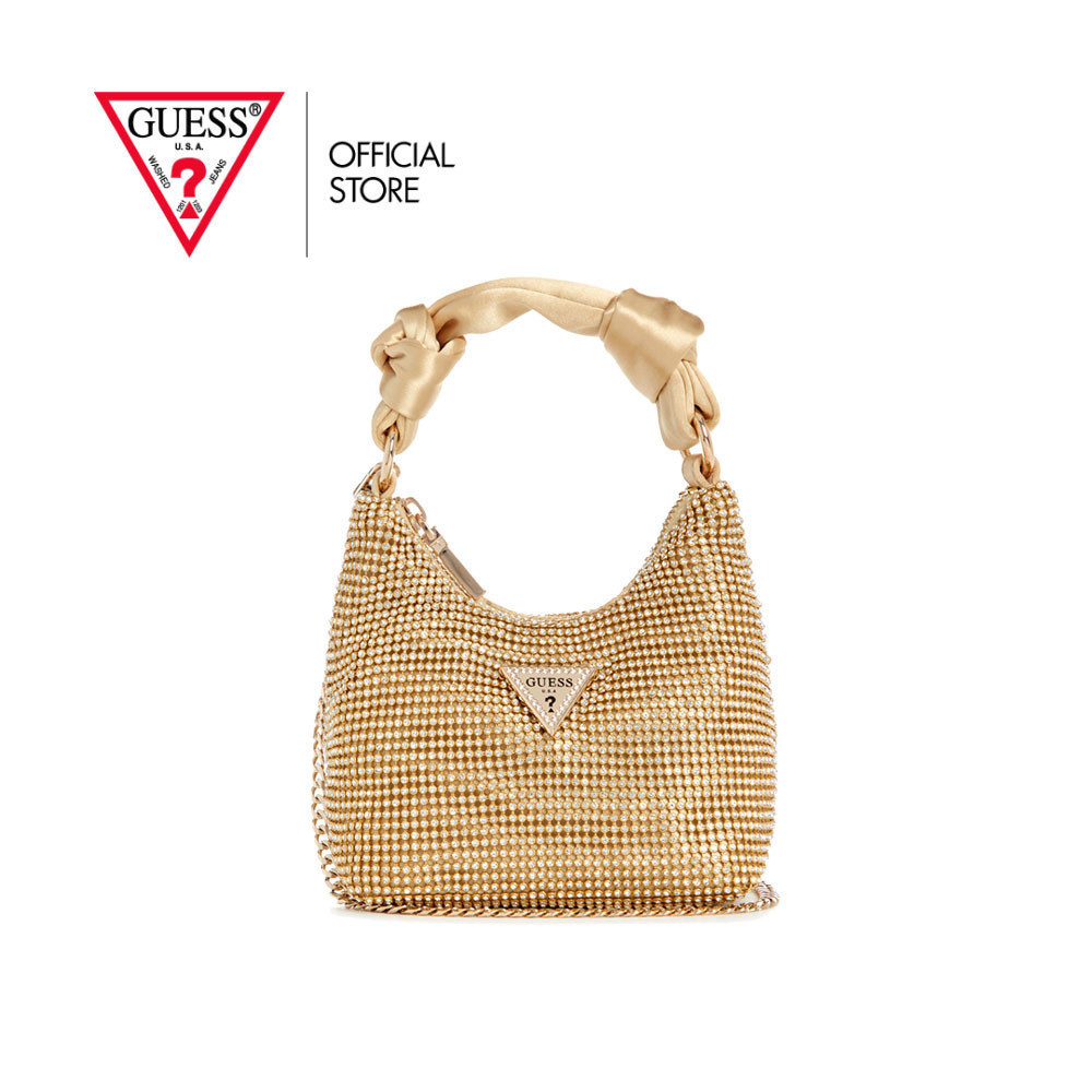 GUESS กระเป๋า รุ่น RG920573 LUA MINI HOBO สีทอง | Shopee Thailand