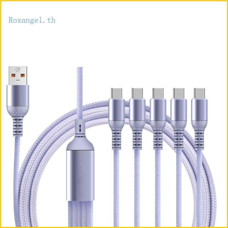 Rox USB C Splitter Cable Multi USB C to USB Cable 5 in 1 Type C Charge ...