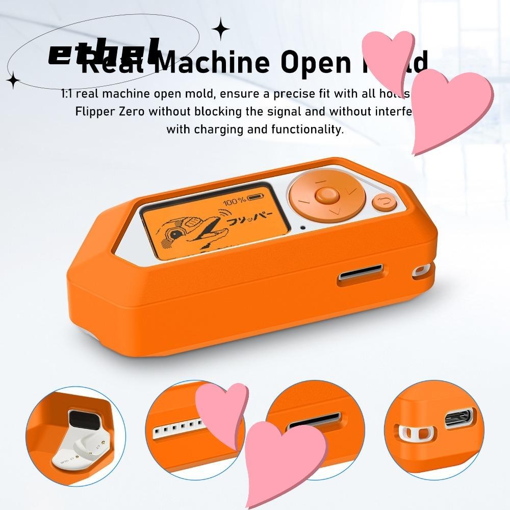 Ethel1 สําหรับ Flipper Zero ป้องกัน, เครื่องมือมัลติฟังก์ชั่นสีขาว/สี ...