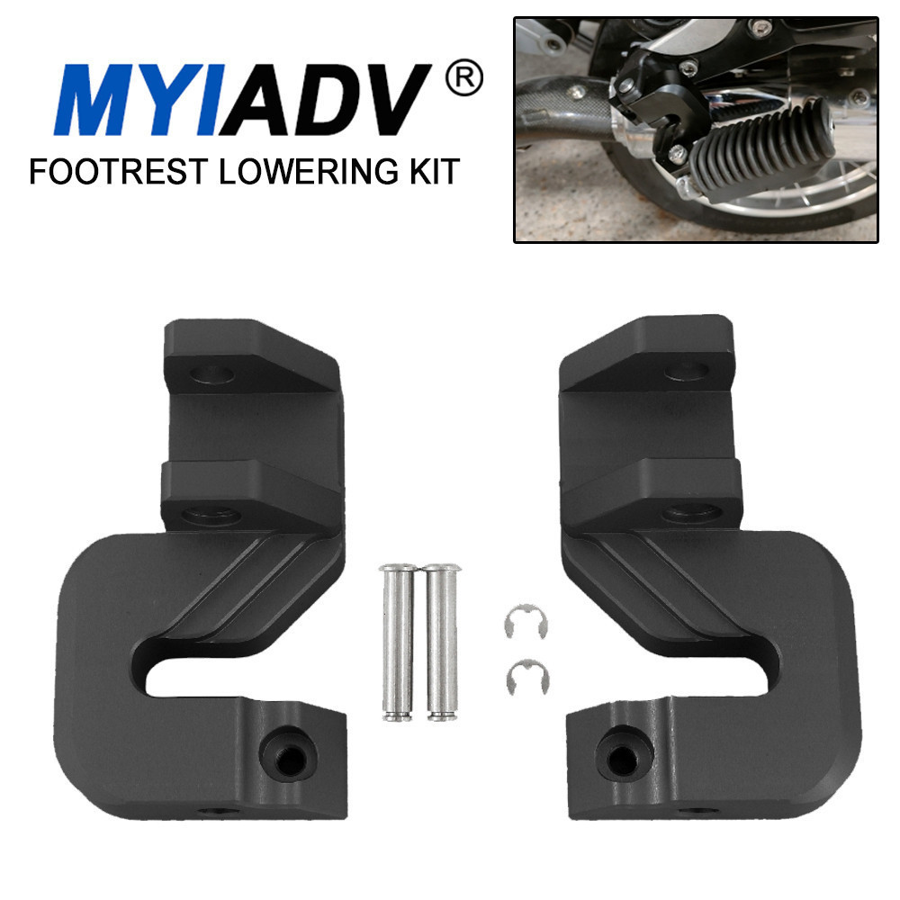 YJ Motorcycle Passenger Footrest Lowering Kit For BMW R1200GS R 1200 GS ...