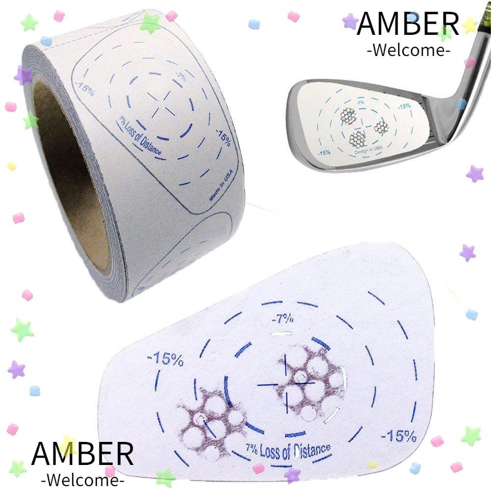 Amber Golf Training Aid Labels Practice Irons Putters Hitting Recorder ...