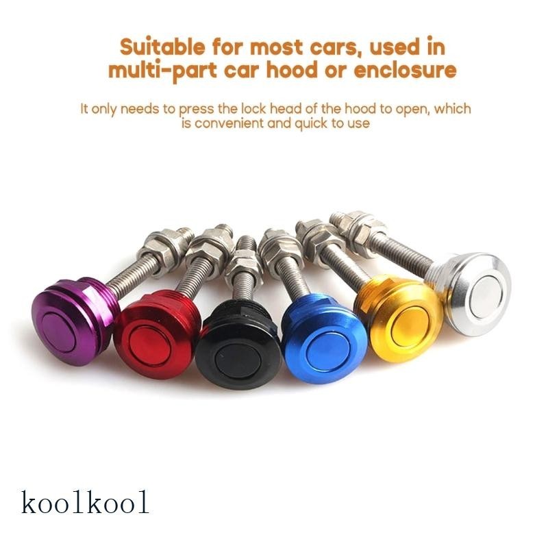 Kool Lightweight Quick Release Bonnet Lock Hood 22 มม.Bonnet Pins ...