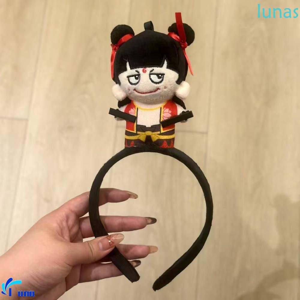 Lunasol NeZha ผม Hoop, Kwaii ตุ๊กตาพลาสติกแถบคาดศีรษะ, เด็กอุปกรณ์เสริม ...