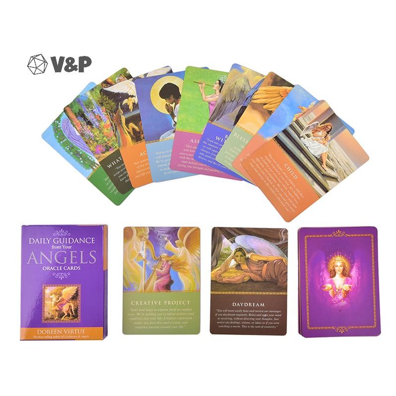 V&p Tarot Cards Daily Guidance Angel Oracle Card Deck Table Game ...