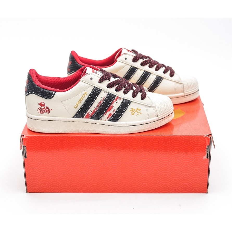 ใหม่ CLOT x Adidas Originals Superstar "Gold Label Year of the Snake ...