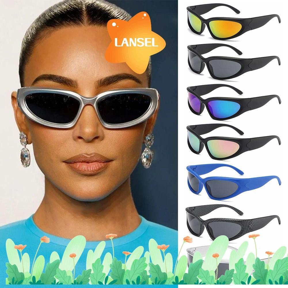 Lansel แว่นกันแดด โพลาไรซ์ แว่นตา Steampunk เฉดสีกลางแจ้ง | Shopee Thailand