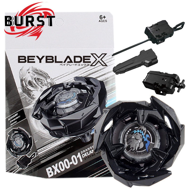 Beyblade X BX00-01 สีดํา BX-01 Dran ดาบ Launcher ชุดแฮนด์สําหรับ ...