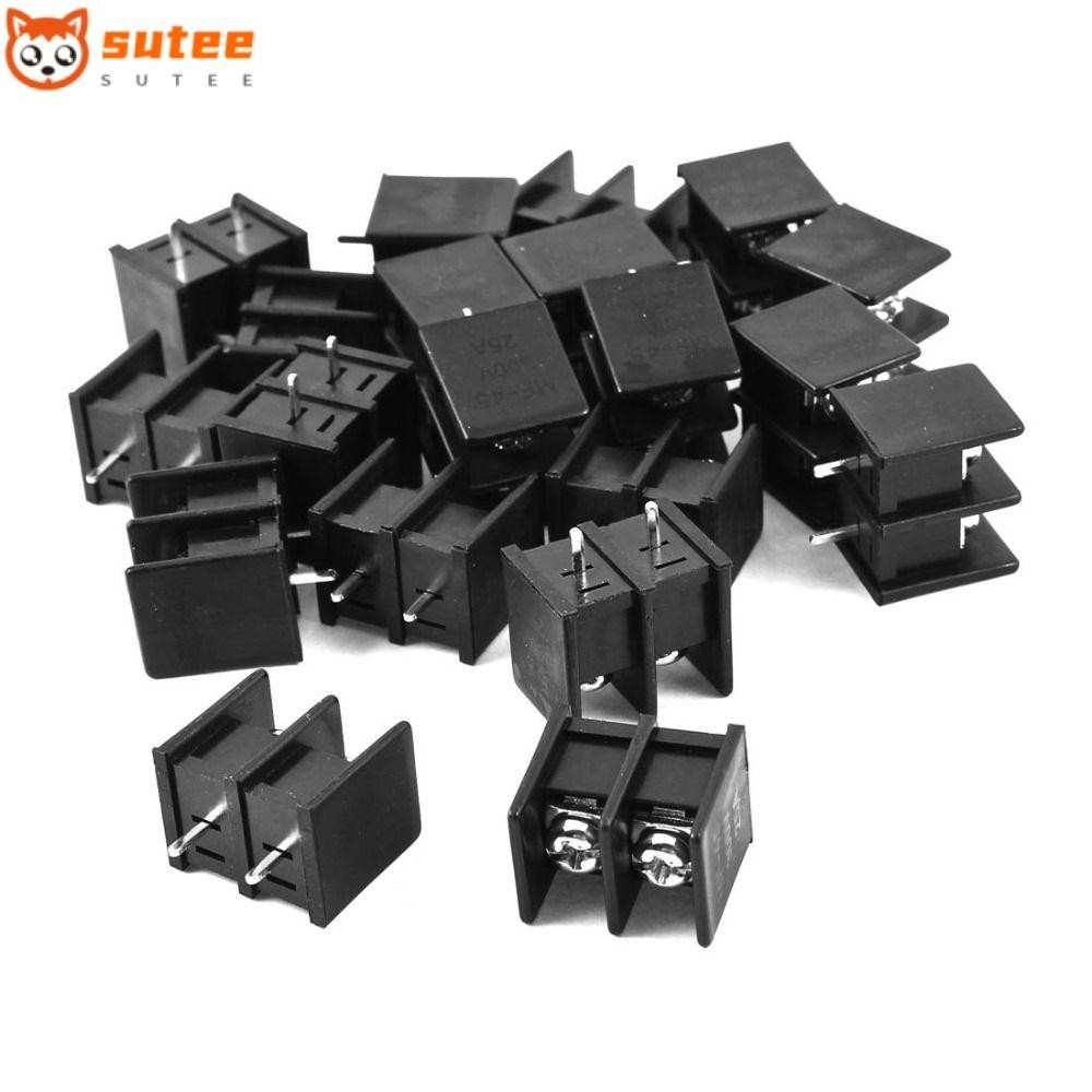 Sutee 20 ชิ ้ นเชื ่ อมต ่ อ Terminal, 2 ตําแหน ่ งสกรูพลาสติก Terminal ...