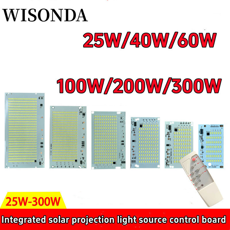 25w 40w 60w 100w 200W 300W LED พลังงานแสงอาทิตย ์ กลางแจ ้ ง 5730 ความสว ่ างสูงลูกปัดฉายแสงแบบ ...