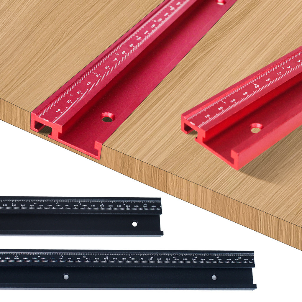 45 ประเภท T-Track มม./นิ้วขนาด 400 มม.งานไม้ Chute Rail Tracks Slot ...