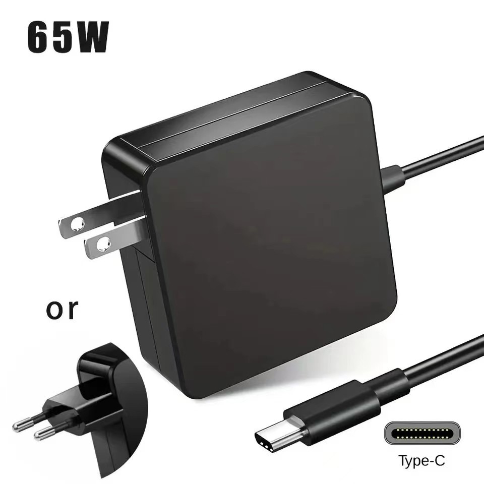 65w USB C Power Adapter พร้อมสาย Type C PD Wall Fast Charger สําหรับ ...