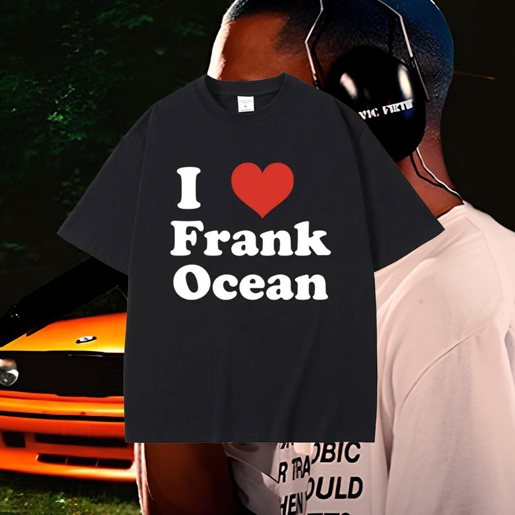 เสื้อ I LOVE FRANK OCEAN Blond 2pac Tupac Hiphop Rap T-Shirt ผ้าCotton ...