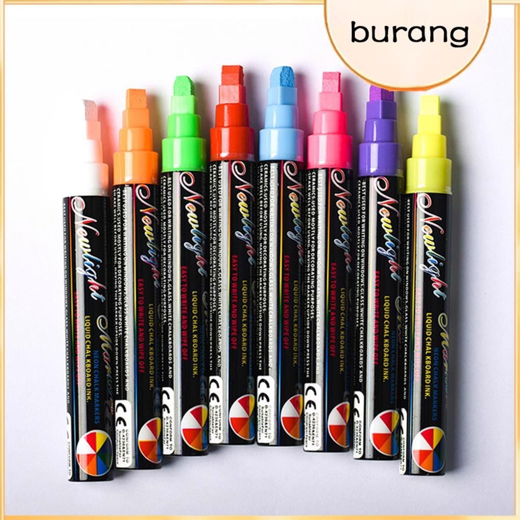 1/2 8pcs Liquid Chalk Markers Universal Highlighting ปากกาโฮมออฟฟิศ ...