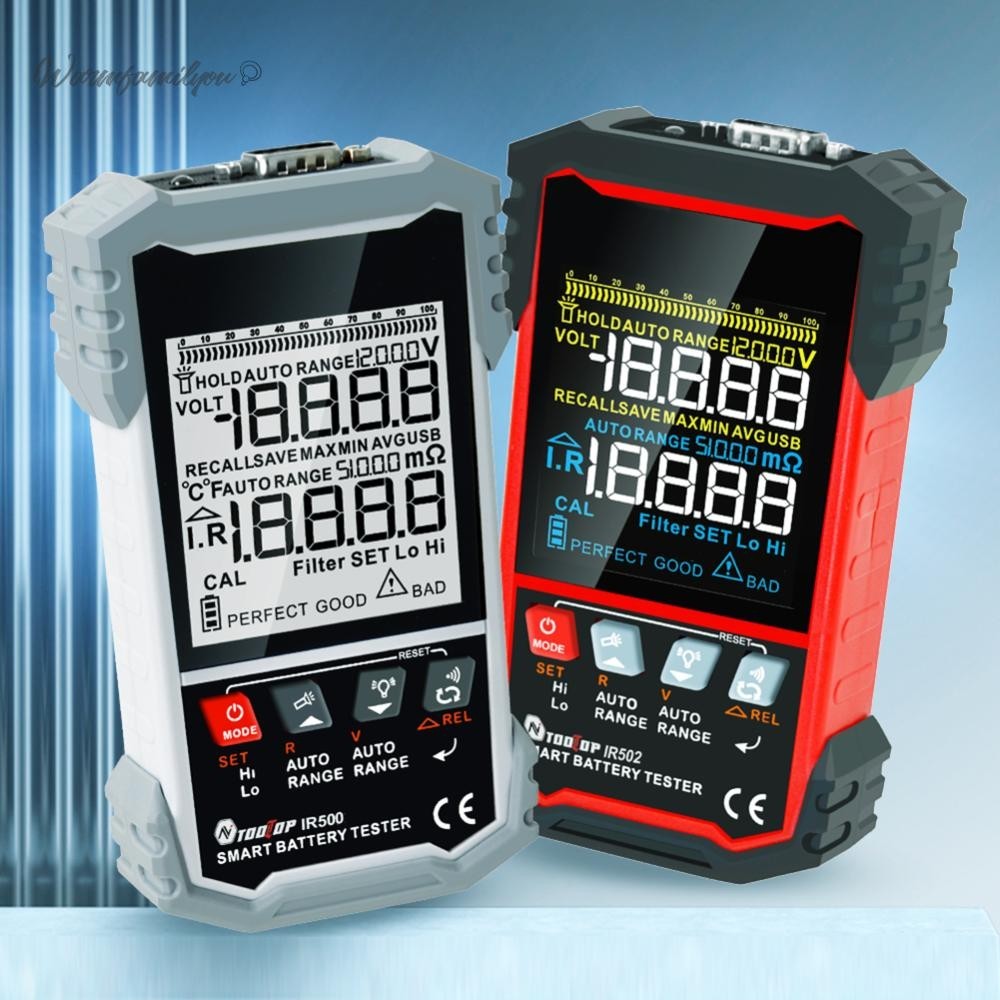 น่าใช้ IR500/IR502 แบตเตอรี่ Ohmmeter Calibratable 120V 0.00.0mω-500 4 ...