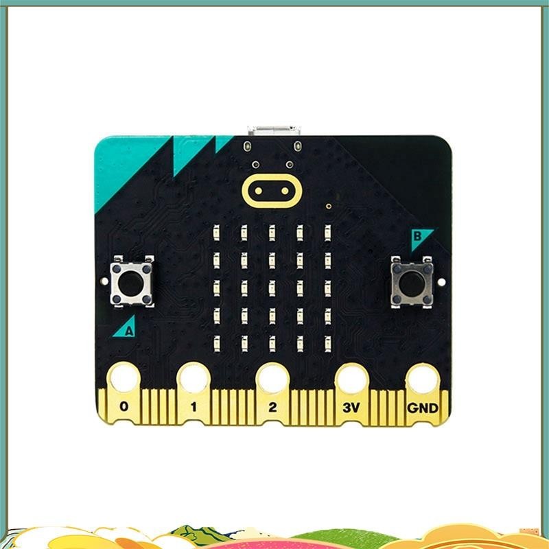 1 PCS Bbc Microbit V2.0 เมนบอร์ดบทนําสู่การเขียนโปรแกรมกราฟิกใน Python PCB Development Board V2 ...