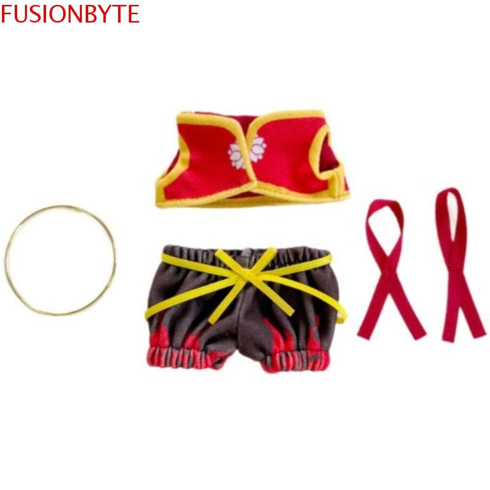 Fusionbyte Labubu เสื้อผ้าตุ๊กตาชุด, Ne Zha Hun Tian Ling นั่ง Labubu เวลาผ้า, ชุดของเล่น Qian ...