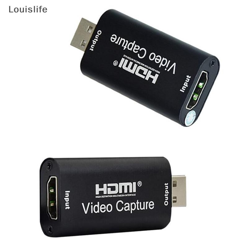 Llph การ์ดจับภาพวิดีโออะแดปเตอร์จับภาพเสียง HDMI เป็น USB 3.0 องศาบันทึก 4K LLP | Shopee Thailand