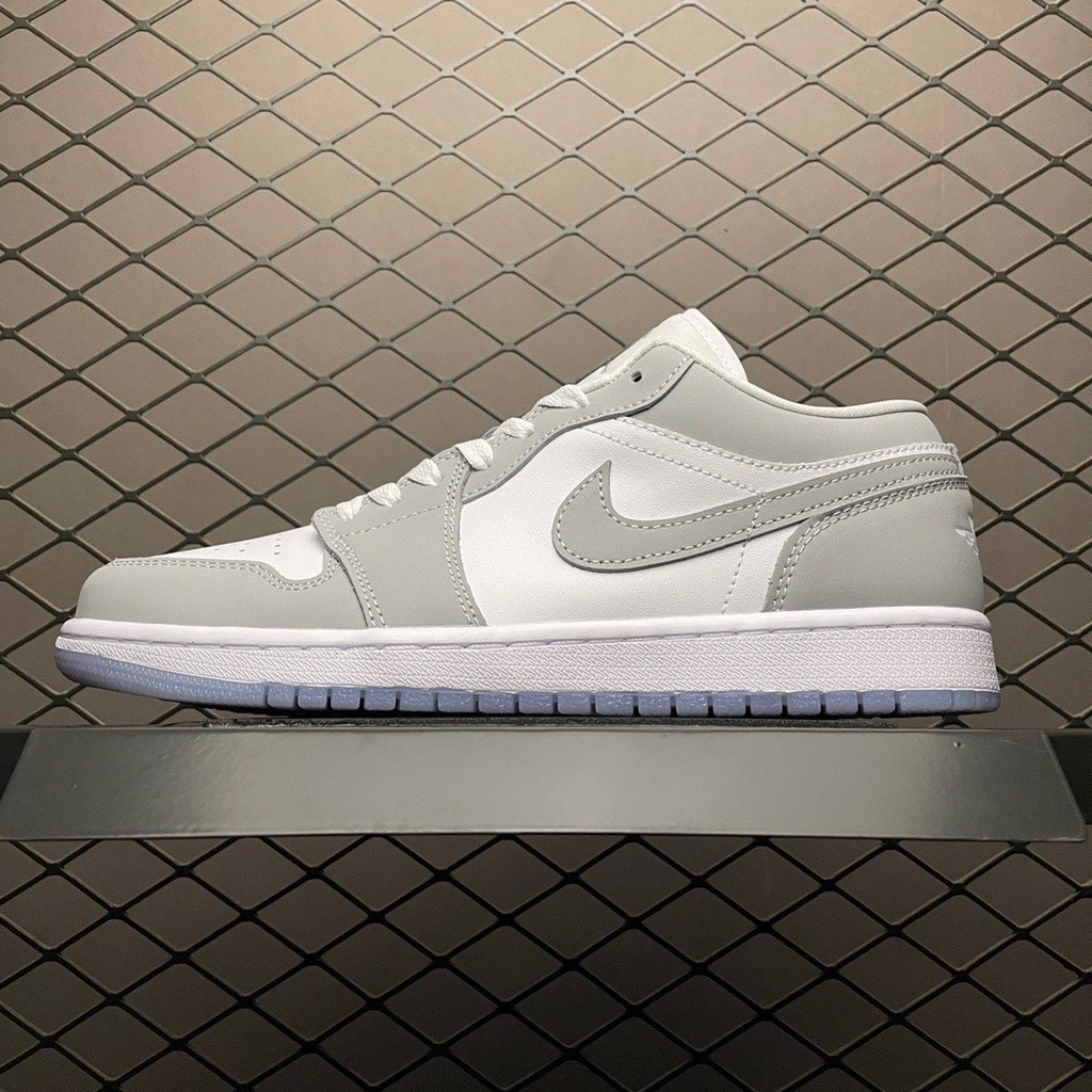 รองเท้าผ้าใบ Air Jordan 1 Low "Wolf Grey" AJ1 สีเทา D I O R สำหรับ ...