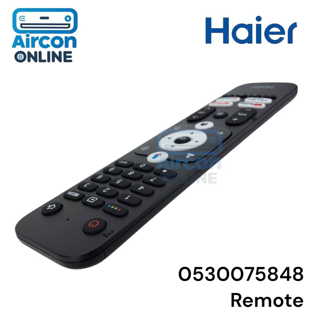 รีโมท Smart TV ยี่ห้อ HAIER รหัส 0530075848 สำหรับ รุ่น H75K7UG ...