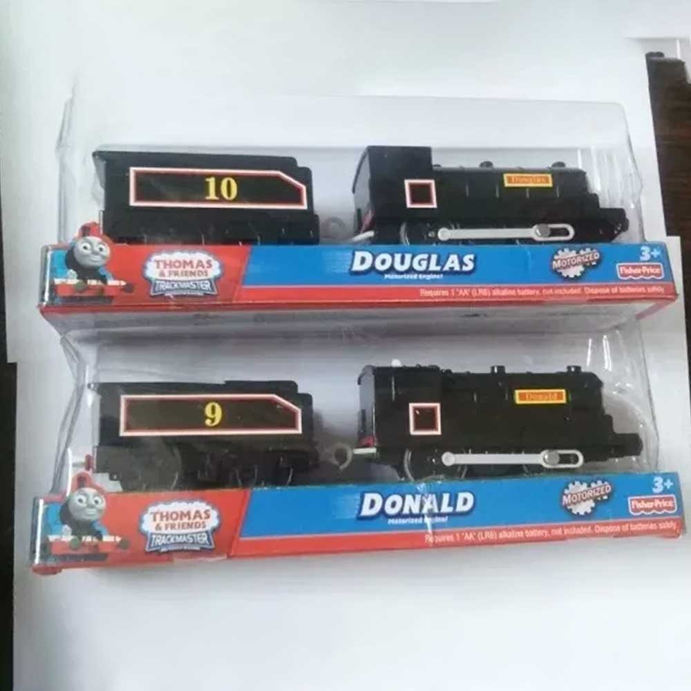Thomas and Friends Electric Trackmaster Train Douglas Donald Set ...