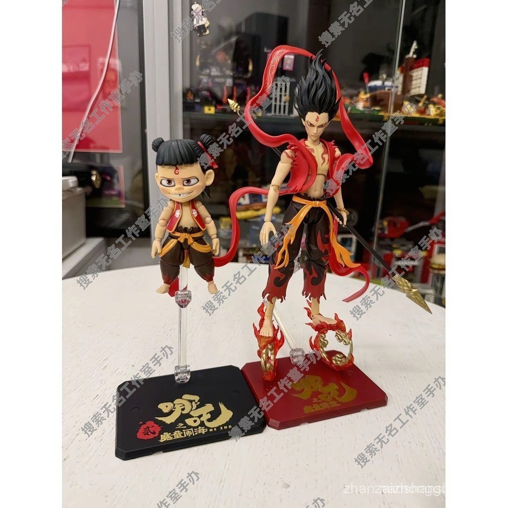 Avatar อะนิเมะรูปรูปปั้นเครื่องประดับของเล่น Nezha: เด็ก Badsaga2Two ...
