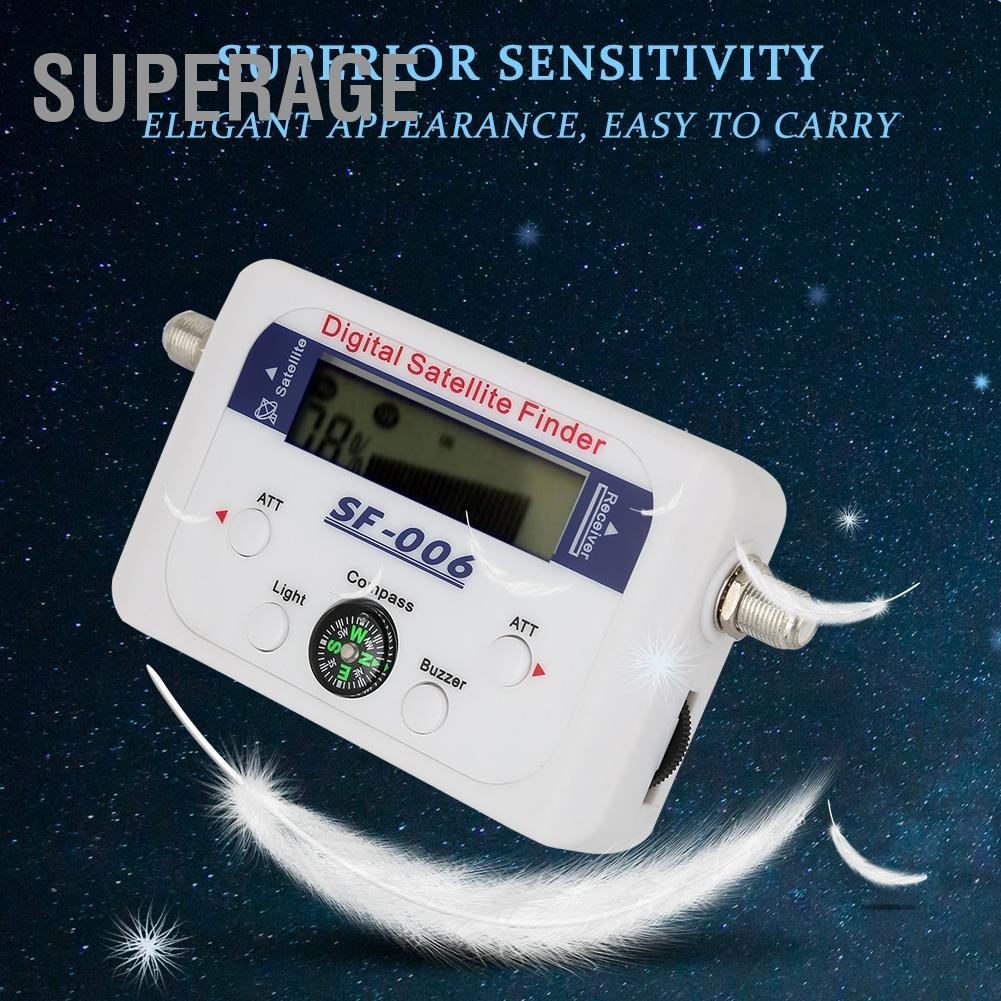 Superage เครื่องค้นหาสัญญาณดาวเทียมดิจิตอล LCD SF-9506 SF-006 เครื่องค้นหาดิจิตอล | Shopee Thailand