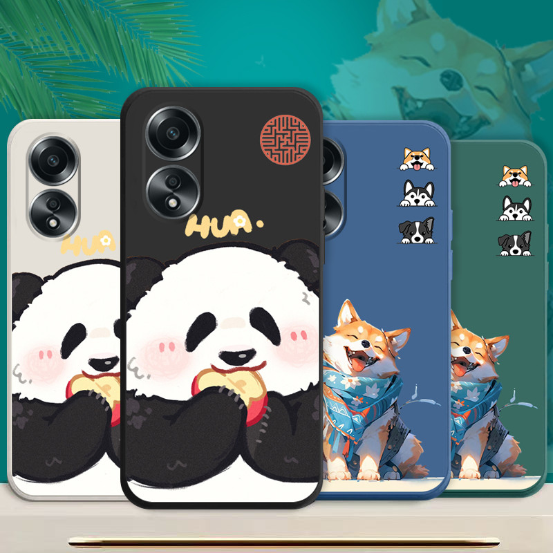 เคส OPPO A60 4G OPPO A58 4G OPPO A78 5G OPPO A98 5G รูปแบบแพนด้า Chai ...