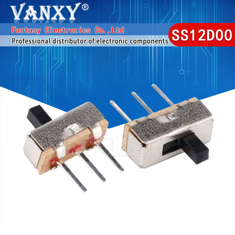 50pcs SS12D00 SS12D00G3 SS12D00G4 SS12D00G5 Interruptor on-off mini ...