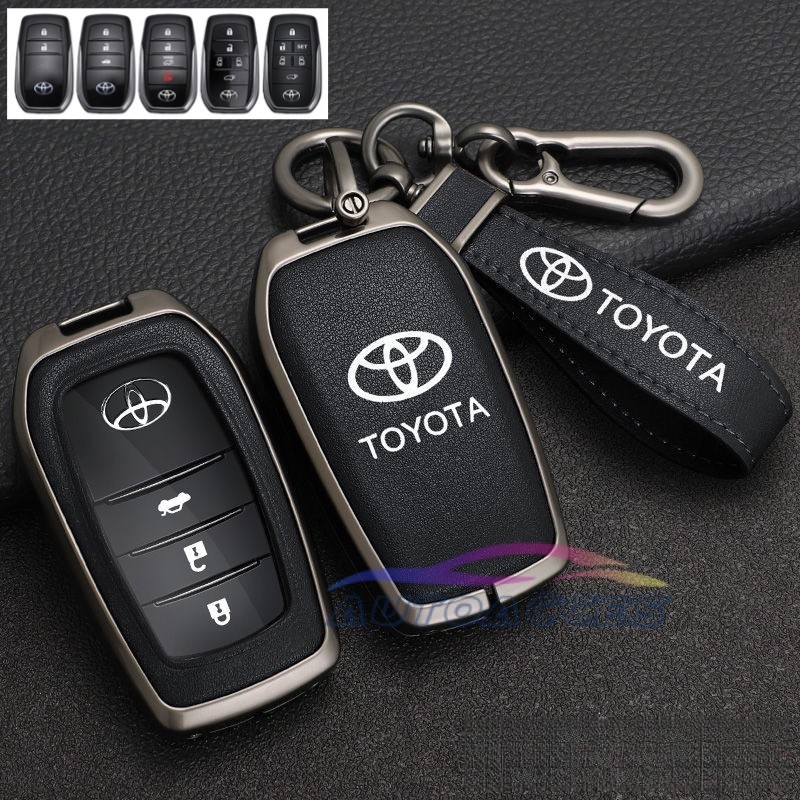 ฝาครอบกุญแจรถสําหรับ Toyota Chr Prado Camry Avalon Rav4 Vios Hilux ...