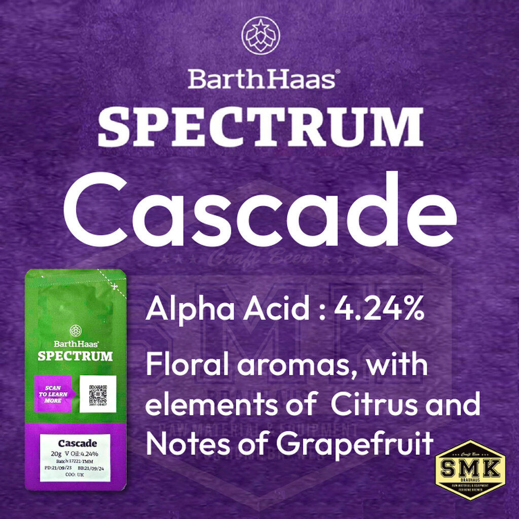 BARTH HAAS : HOPS SPECTRUM : Cascade : 20g. | Shopee Thailand