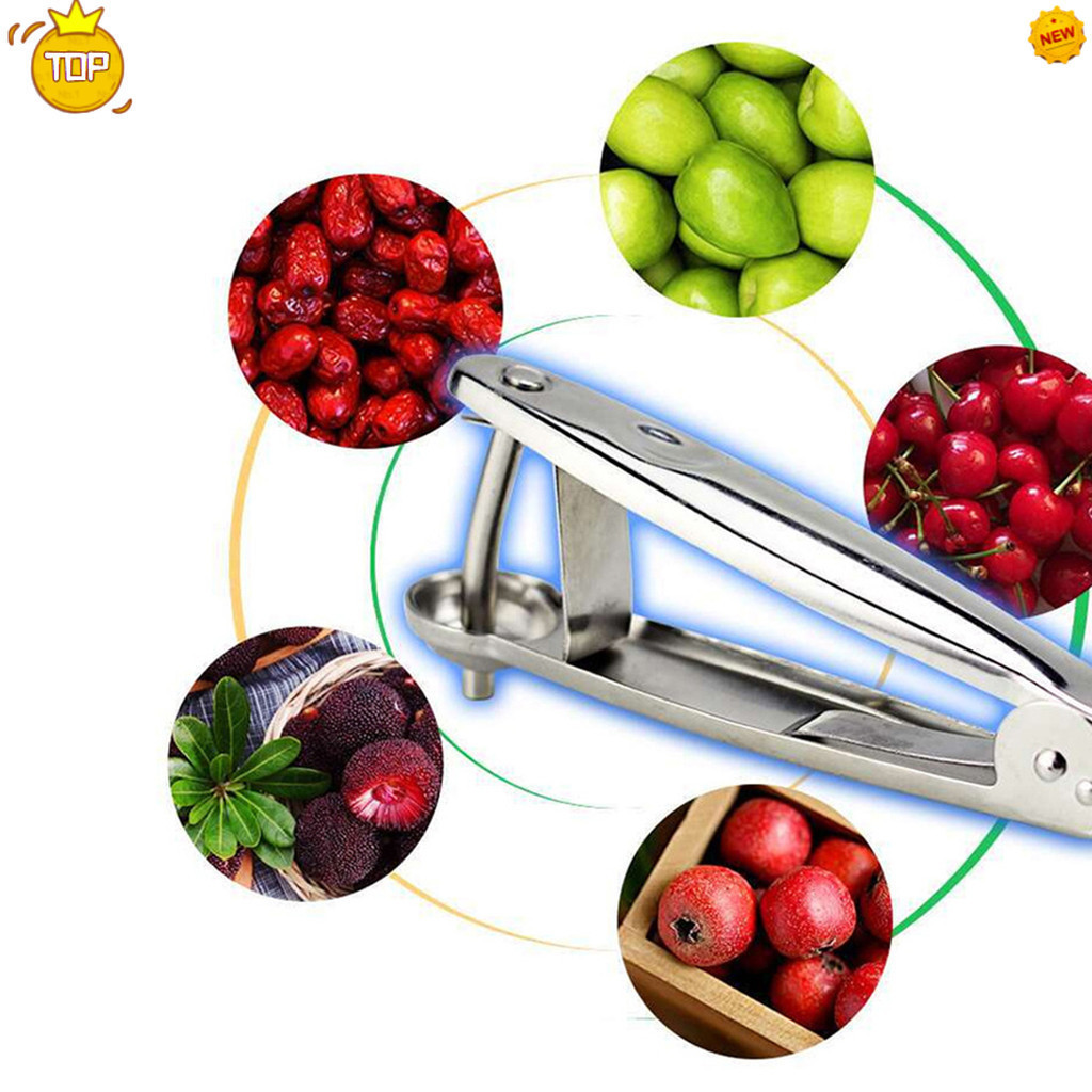 (NEWLY)Red Date Corer (304) เครื่องมือครัวสแตนเลสสตีล Seeder Corer Clip ...