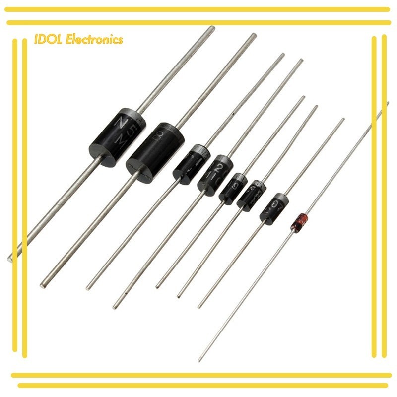 ราคาถูก! ไดโอด 1N4148 1N4001 1N4004 1N4007 1N5399 1N5404 1N5406 1N5408 FR107 FR207💚 RL207 1N5818 ...