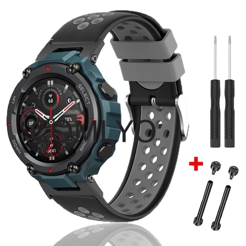 Xiaomi Amazfit T-Rex T Rex Pro Strap สายซิลิโคนสายนาฬิกาอัจฉริยะ TREX ...