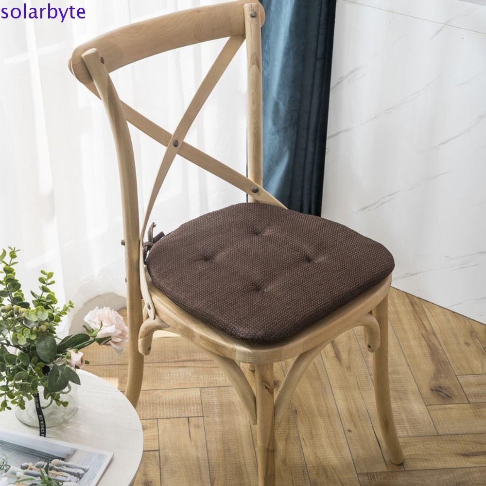 Solarbyte เบาะเก้าอี้ห้องเรียนผ้าฝ้ายนุ่ม-ramie Butt Relaxing Office Home Seat Mat | Shopee Thailand