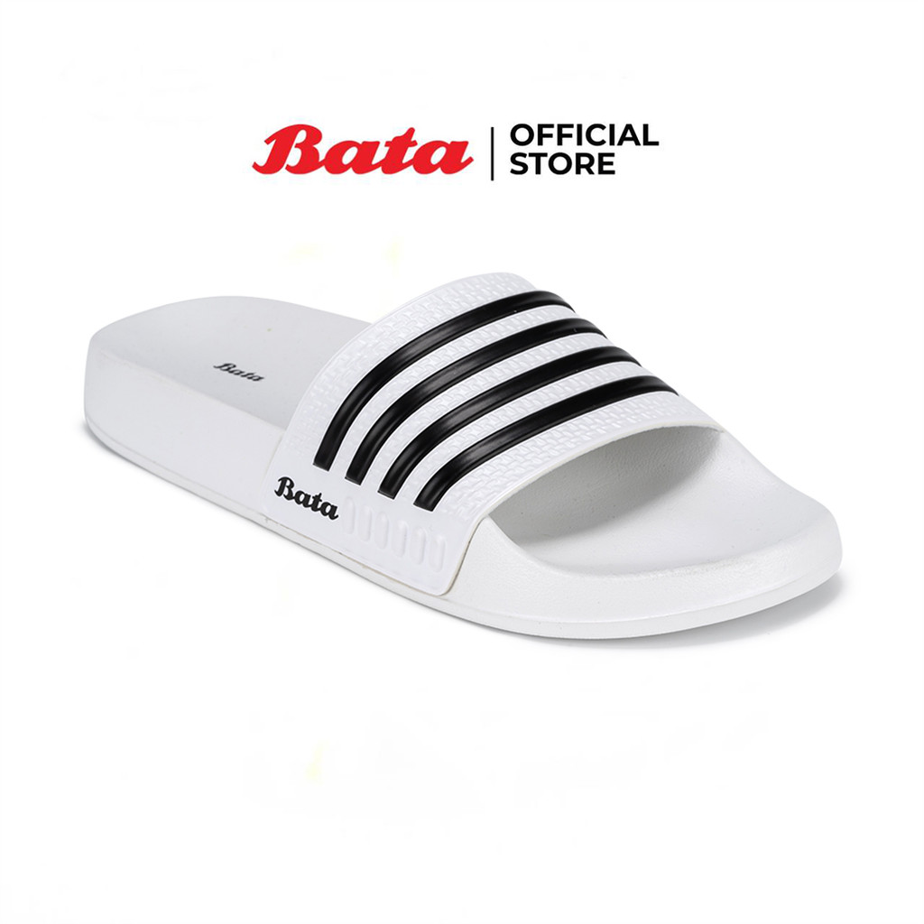 Bata บาจา รองเท้าแตะแบบสวม ลุยน้ำ ไม่ลื่น น้ำหนักเบา สำหรับผู้ชาย รุ่น LYON สีแดง 8615728 สีขาว ...
