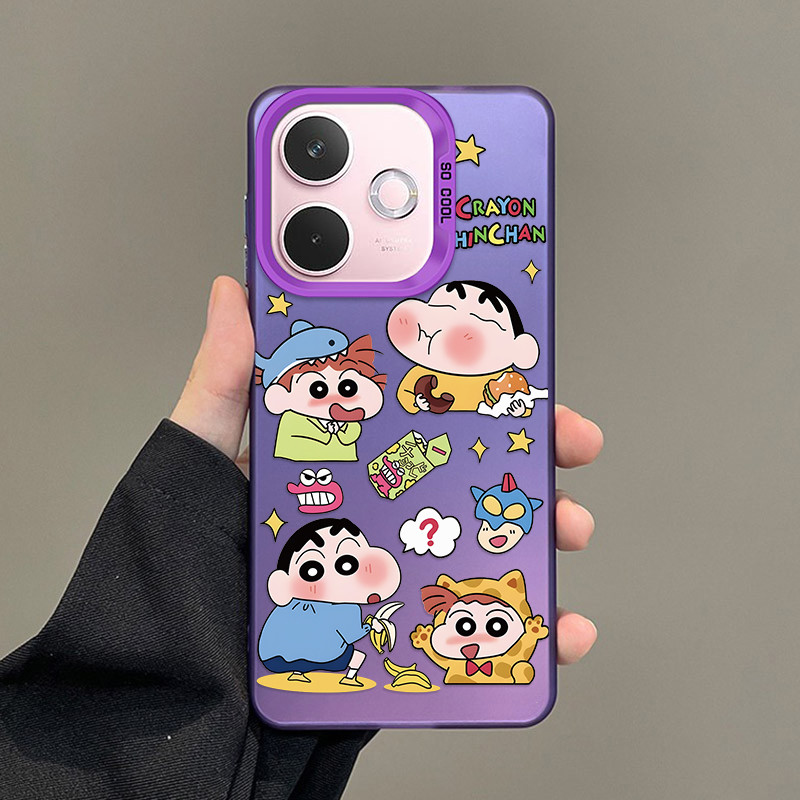 Oppo A5 Pro A5Pro 5G Shin-chan Anime Matte Frame Case Anti-Fingerprint ...