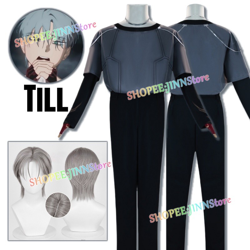 -JINN-ALIENTAGE คอสเพลย์เครื่องแต่งกาย ALIEN STAGE R7 TILL Cos สีเทา ...
