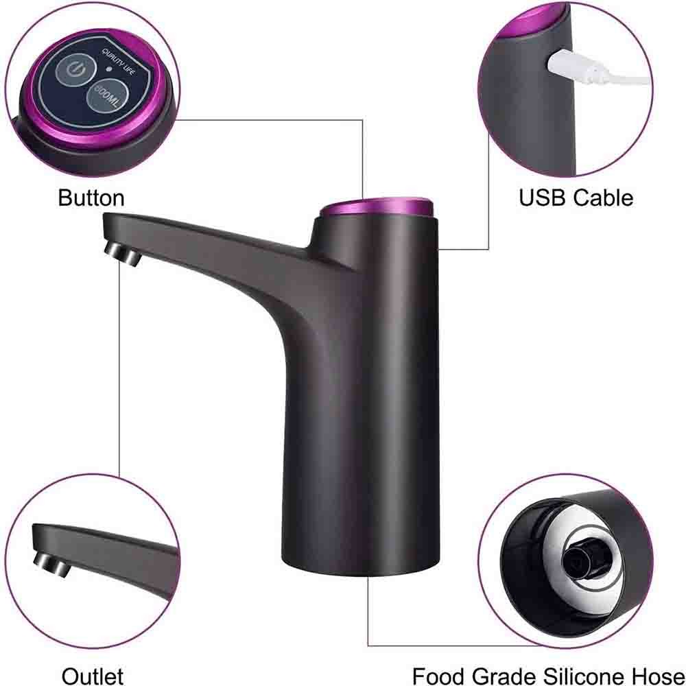 Electric Bottle Spritzer Water Dispenser Water Pump USB Charging ...