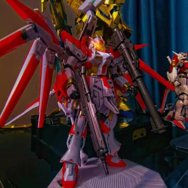 กันดั้มแท้ กันดั้ม X Xingfengshe Manatee จีนสีแดง hg Courage-สไตล์ ...