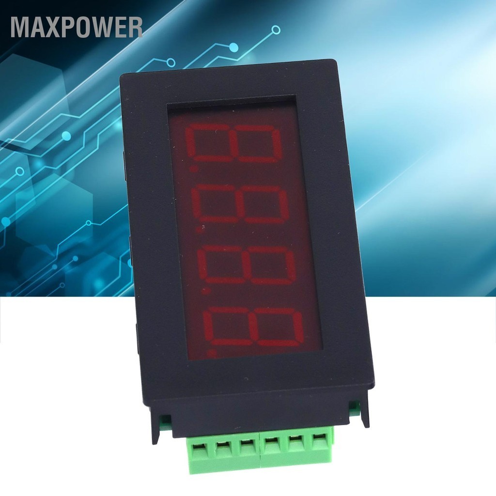 Maxpower จอแสดงผล PLC LED Serial Port Meter การสื่อสาร 4 หลัก DC536V ...