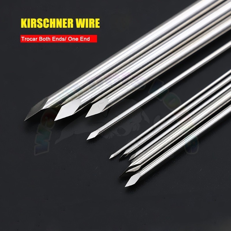 10pcs Orthopedic Kirschner Wire Veterinary Surgery K-Wire Pins Trocar ...
