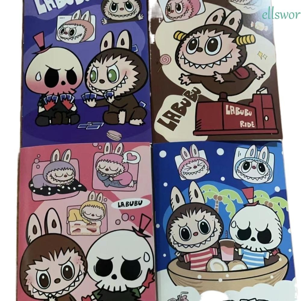 Ellsworth Labubu Notebook, สุ ่ มสี Memo Notes Labubu A5 Coil Book ...