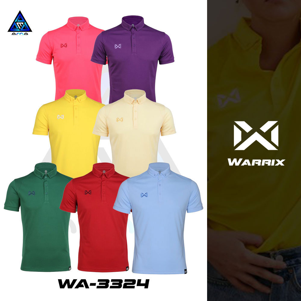 **ลดแล้วลดอีก30%** WARRIX รุ่น BUBBLE รหัส WA-3324 วาริกซ์ เสื้อโปโลชายและหญิง ชุด 2 ของแท้100% ...