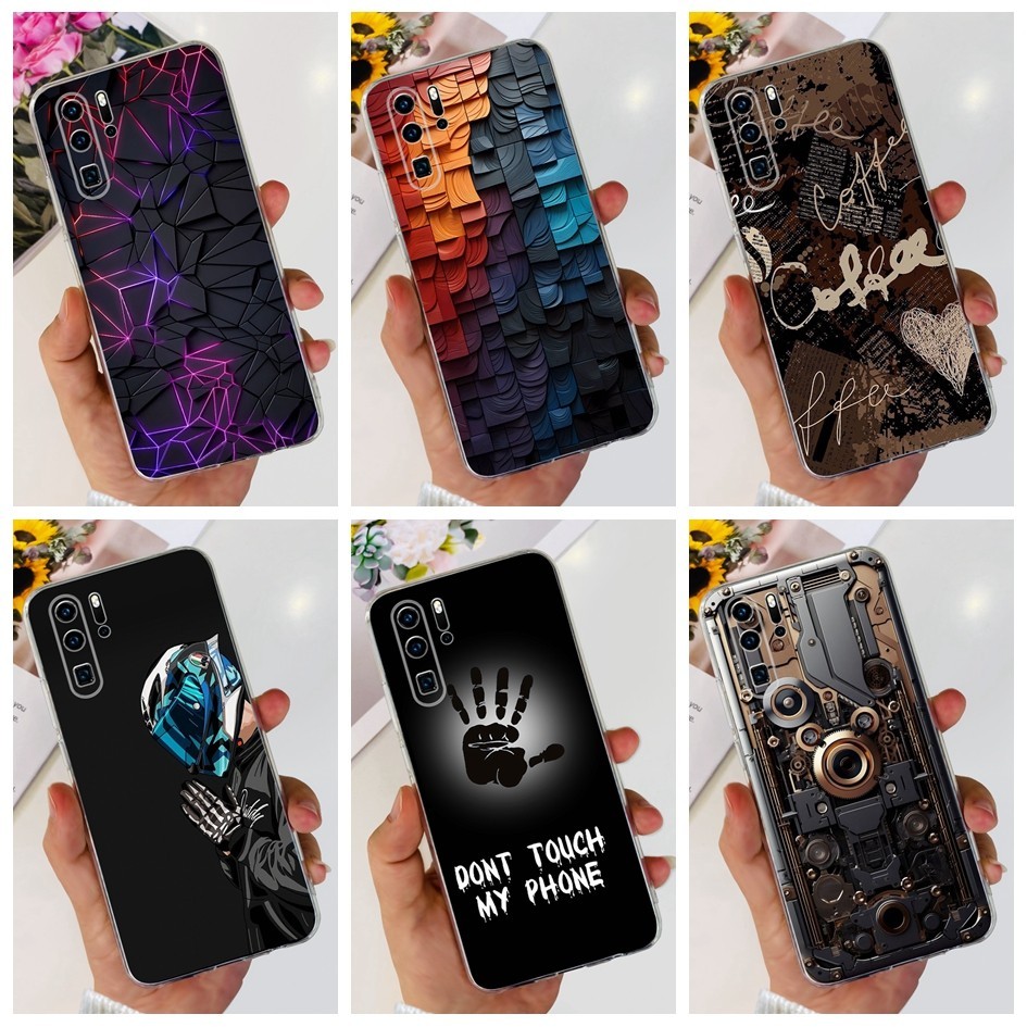 สําหรับ Huawei P30 Pro กรณี VOG-L29 VOG-L04 โปร ่ งใส Cool รูปแบบ Slim ...