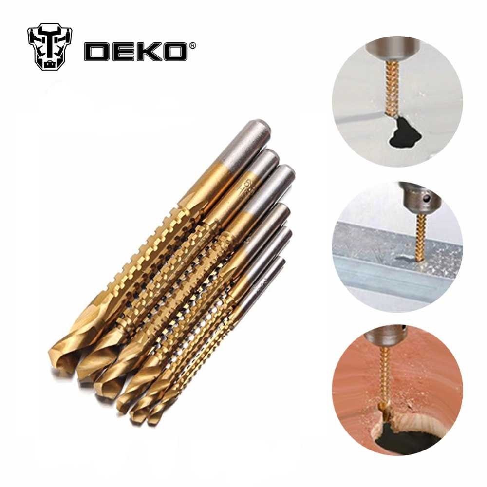 MATA DEKO ดอกสว่านเหล็ก HSS 3-8 มม. 6 ชิ้น - DW1369 | Shopee Thailand