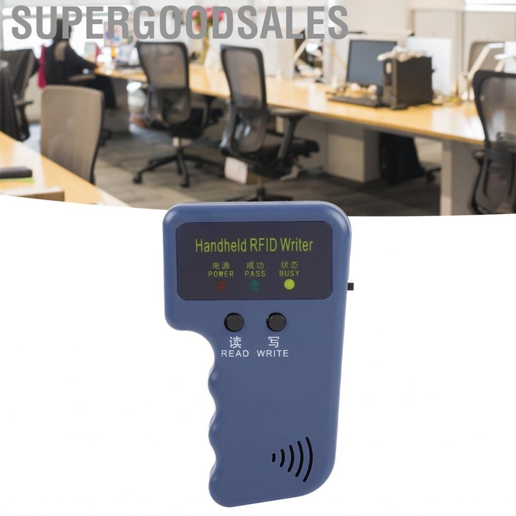 Supergoodsales fosa 125KHz RFID Reader Writer EM4100 Portable Handheld ...