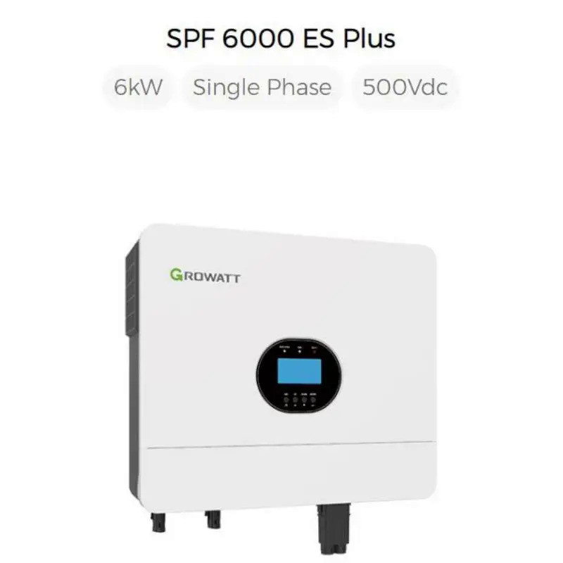 Growatt พลังงานแสงอาทิตย์ 5Kw Off Grid Inverter 48V Spf5000Es 6000Es Pv ...
