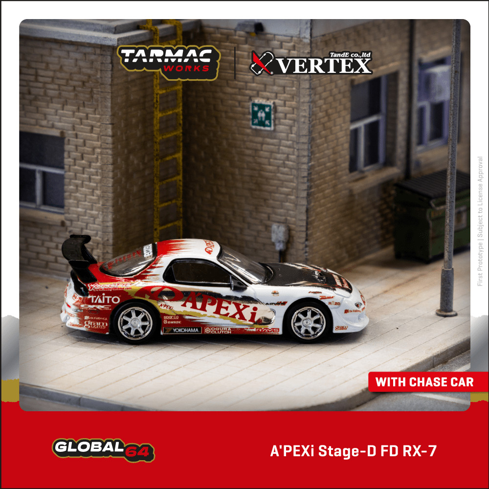 Tarmac Works 1/64 GLOBAL64 Mazda A'PEXi Stage-D FD RX-7 T64G-022-AP2 | Shopee Thailand